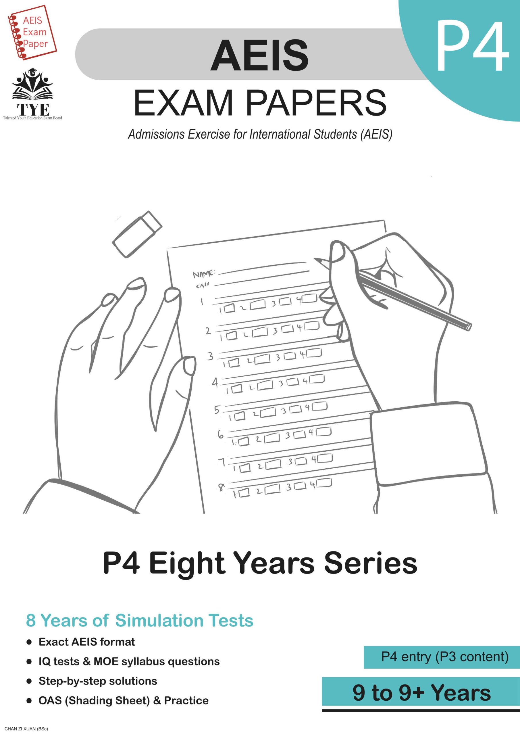 AEIS Exam Paper P4 (2016 - 2023) Past Year - AEIS Exam Paper